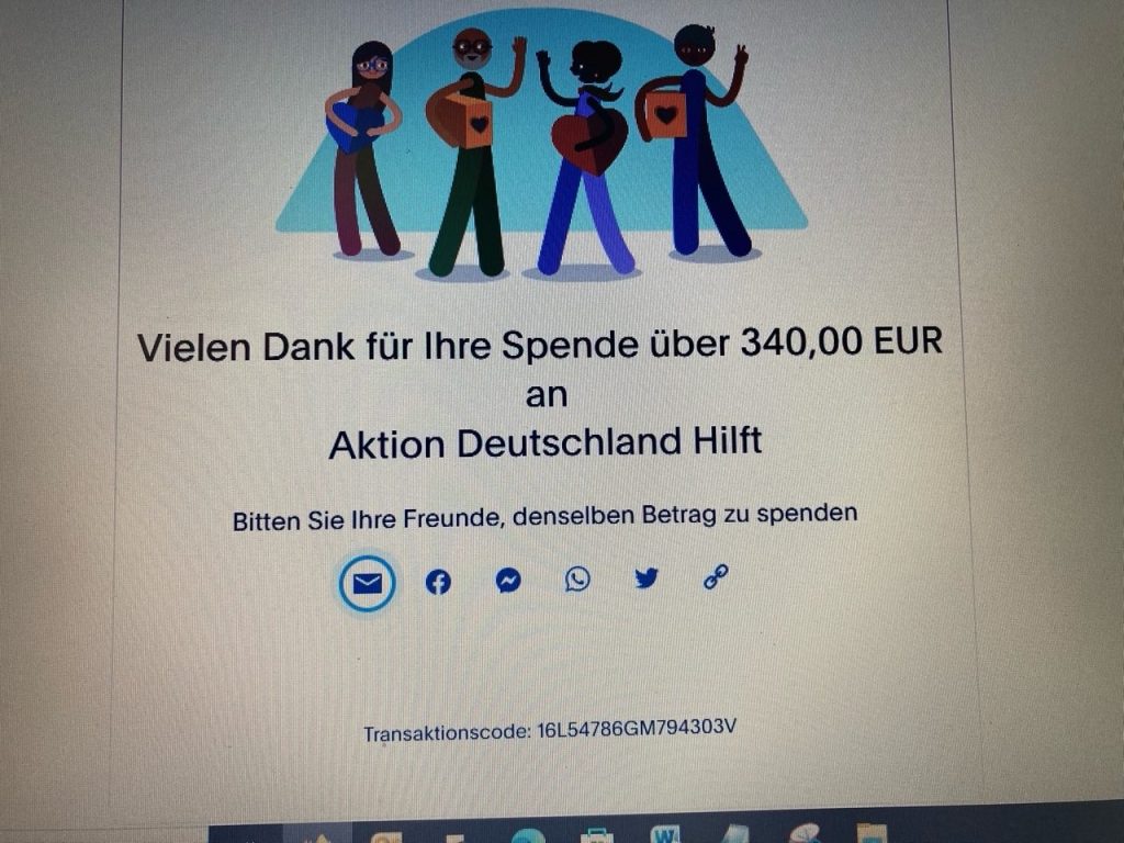 Vielen Dank für Ihre Spende! – Max Delbrück Gymnasium Berlin
